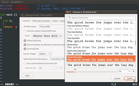 How To Increase Font Size In Vim Editor Ask Ubuntu