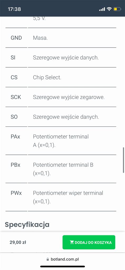 Potencjometr Cyfrowy Arduino I Esp Forbot
