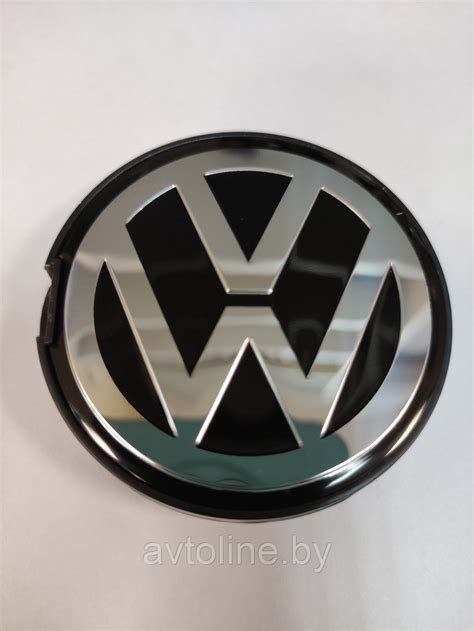 Заглушка литого диска Volkswagen 56/52 мм плоская 6N0601171: продажа ...