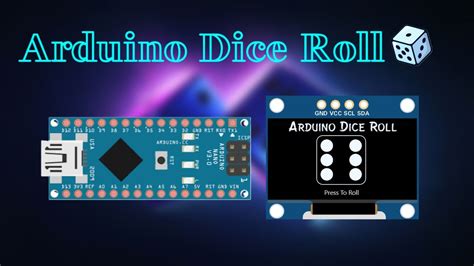arduino dice roll with oled display easy 🎲🎲 youtube