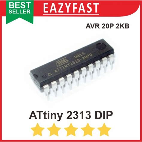 Jual Ic Atmel Attiny2313 Attiny At Tiny 2313 Chip Micro Mikro