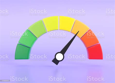 3d 렌더링 속도 측정 아이콘입니다 최소 및 최대 측정 다이얼 다채로운 인포그래픽 게이지 기호 자동차 성능 측정 기호입니다 3d