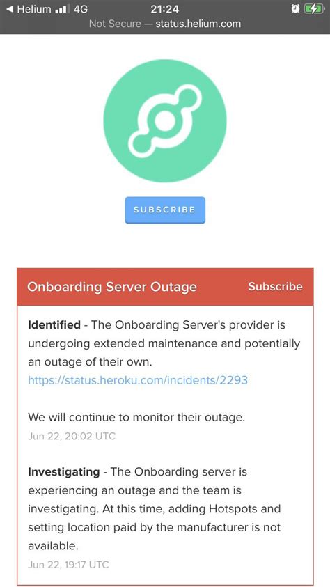 Problems With The Onboarding Server R HeliumNetwork