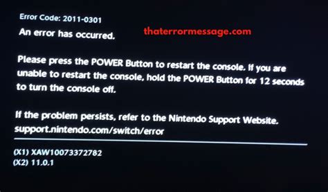 2011 0301 nintendo switch error messages