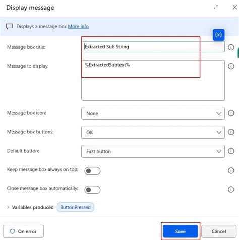 Get Substring From String In Power Automate Desktop
