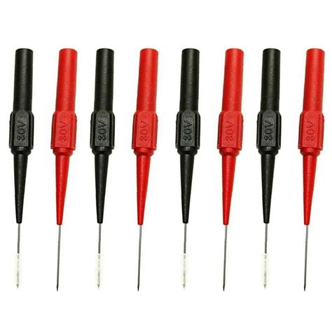 8pcs Diagnostic Tools Multimeter Test Lead Extention Back Piercing