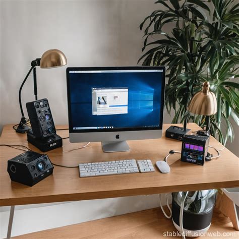 Desk Setup Stable Diffusion Online
