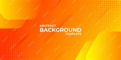 Premium Vector Digital Smart Abstract Gradient Orange Background Template
