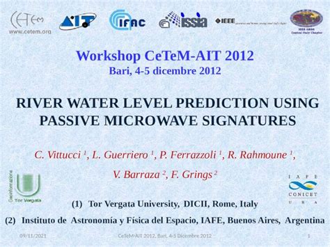 Pptx River Water Level Prediction Using Passive Microwave Signatures