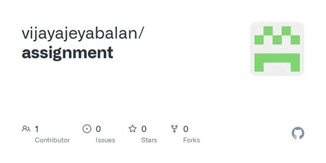 Github Vijayajeyabalanassignment