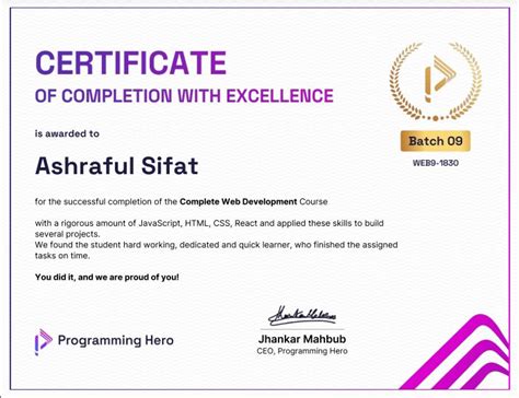 ashraful sifat on linkedin webdevelopment programminghero