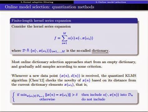 Nuit Blanche Kernel LMS Algorithm With Forward Backward Splitting For Dictionary Learning