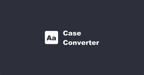 free online case converter tool