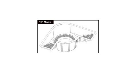 Round Baptistry Pool Double Entry Item R2 Southeast Church Supply