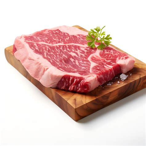 Premium Photo Isolated Of Grade A5 Kobe Beef The Epitome Of Luxury And Unp On White Background