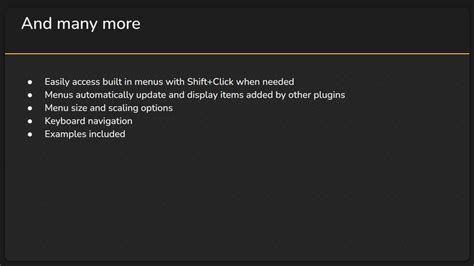 tabby context enhanced context menus
