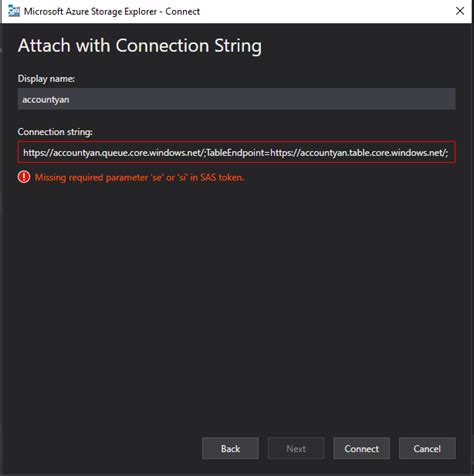 Fail To Attach Accountsservices With Sas · Issue 1299 · Microsoftazurestorageexplorer · Github