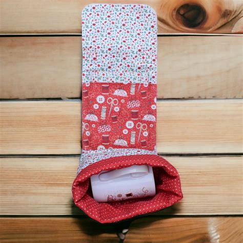 Mug Carry Case Redwork Kit Amber Makes