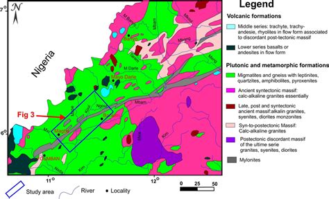 geological map of the western adamawa yade domain [26] download