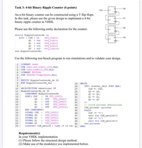 task 3 4 bit binary ripple counter 6 points cuk an