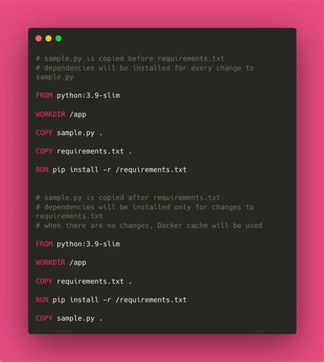 On Linkedin Docker Best Practice Order Dockerfile
