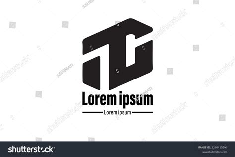 Itc Business Logo Text Alphabet Symbol Stock Vector Royalty Free