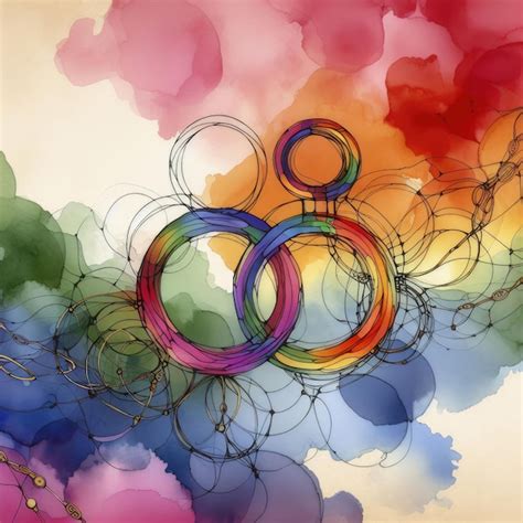Premium Photo Abstract Artwork For Lgbt With Generative Ai