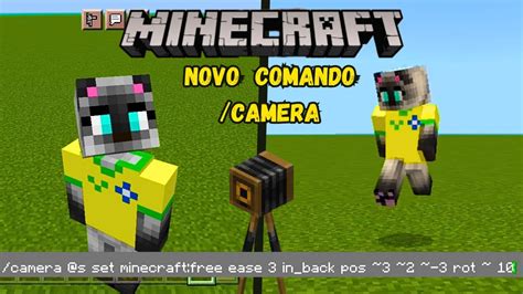 Como Usar O Novo Comando Camera No Minecraft 1 20 Youtube