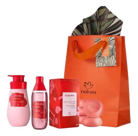 Presente Frambuesa Y Pimienta Roja Natura Tododia Kit Mercadolibre