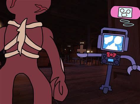 Fandroid And Melody In Doors Moment By Memel0rd2876 On Deviantart