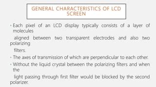 LCD AND LED SCREEN PPTX