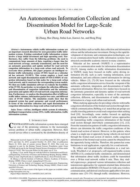 Pdf An Autonomous Information Collection And Dissemination Model For