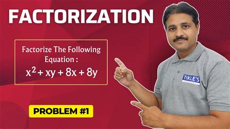 factorization solved problem 1 tiklesacademy youtube
