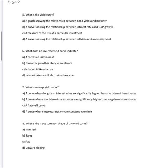 Solved What Is The Yield Curve A A Graph Showing The Chegg Com