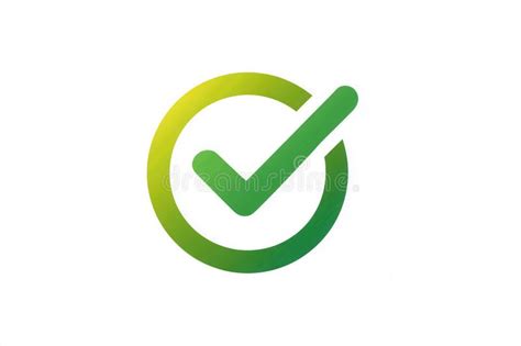 Simple Flat Vector Illustration Of A Green Checkmark Inside A Circle On A Clean White Background
