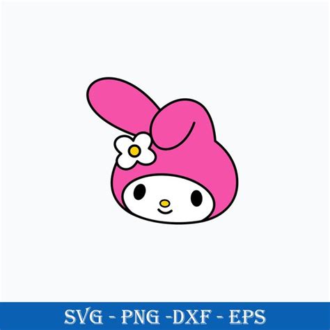 Hello Kitty My Melody Face Svg My Melody Svg Hello Kitty S Inspire