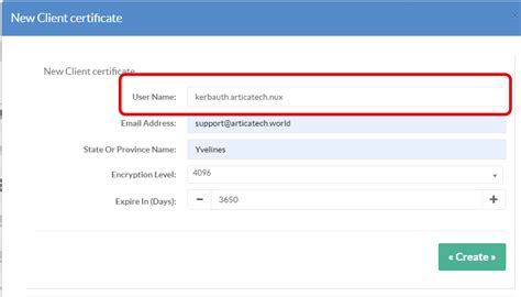 Create Client Certificates On The Master Server Artica Wiki