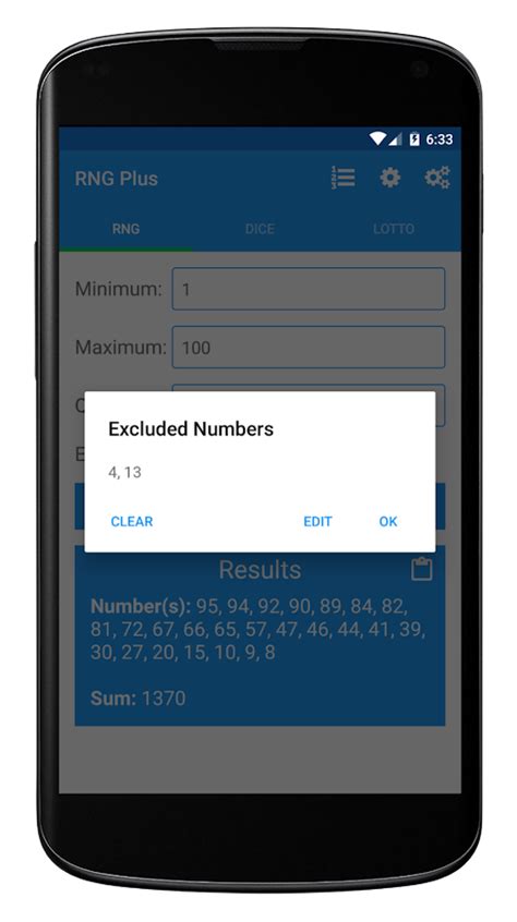 Random Number Generator Plus Android Apps On Google Play