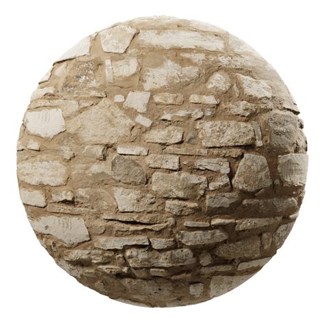 Old Rubble Stone Wall Texture Poliigon
