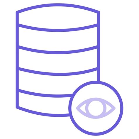 premium vector database vision vector illustration