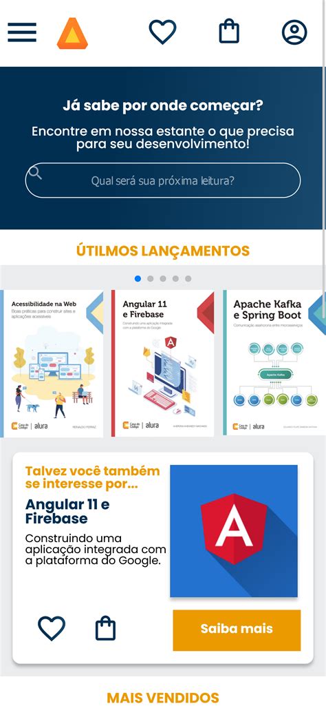 Github Wagner Developer Alurabook Projeto Feito No Durante O Curso De Mobile First Da Alura
