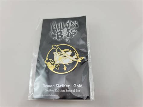 Helluva Boss Demon Striker Gold Limited Edition Enamel Pin 4630734908