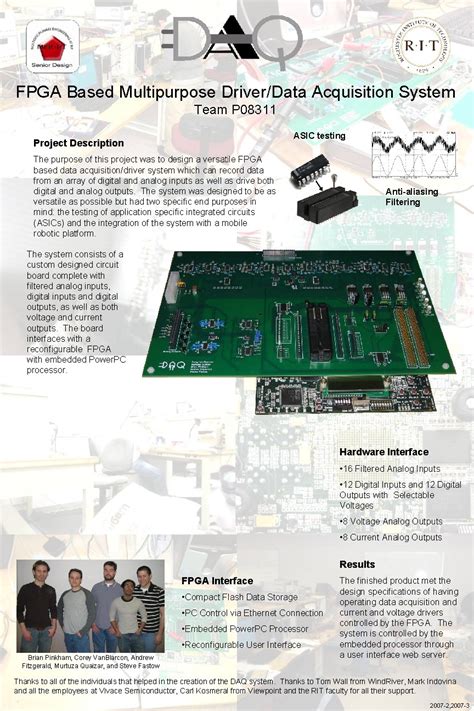 Fpga Based Multipurpose Driverdata Acquisition System Team P