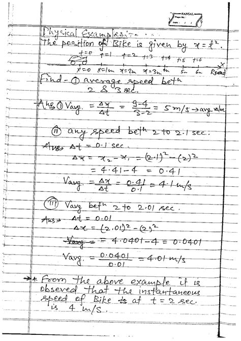 SOLUTION Handwritten Notes For Calculus Studypool