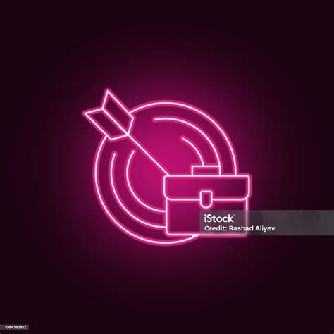 商業目的圖示霓虹燈風格圖示中的採訪元素簡單的圖示網站 網頁設計 移動應用程式 資訊圖形向量圖形及更多企業圖片 企業 信任 員工 Istock