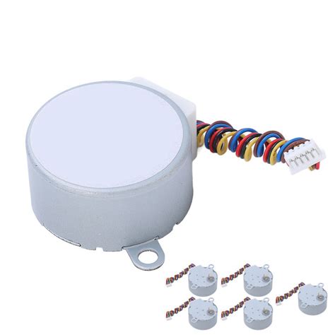 5pcs Dc5v Stepper Motor With Cable Large Torsion Copper Coil Stepping Motor Darazpk 5pcs Dc5v Stepper Motor With Cable Large Torsion Copper Coil Stepping Motor Darazpk