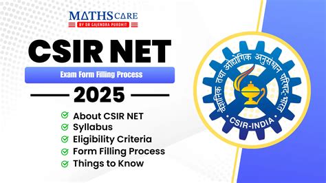 Csir Net Exam Form Filling Process 2025 Mathscare 2025
