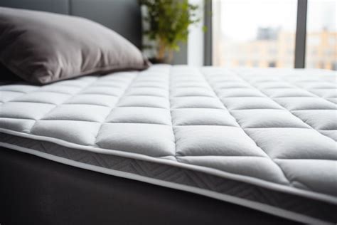 Premium Ai Image Detail Of The Mattress Protection In The Bed