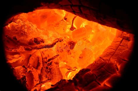 A Graphic Resource From A Burning Mass Of Anthracite Coal And Firewood