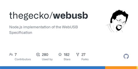 GitHub Thegecko Webusb Node Js Implementation Of The WebUSB Specification